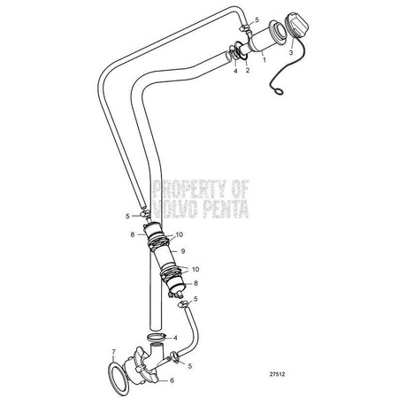 Volvo Penta Hose Clamp V2 992081 | Zoro
