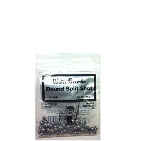 Water Gremlin Round SplitShot 735-BB | Zoro