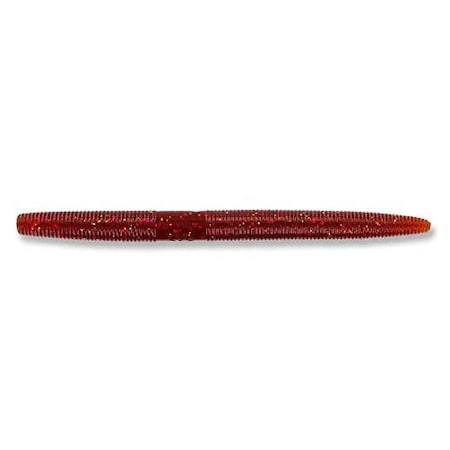 Yamamoto Senko Worm 5, Root Beer With Large Red Small Gold, 10PK YAM-9 ...