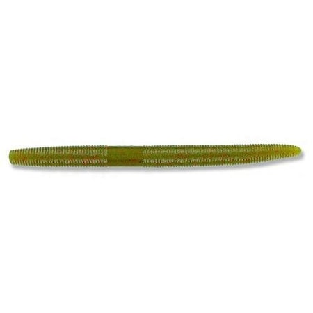 Yamamoto Senko Worm 5, Light Green Pumpkin With Small Red Flake, 10PK ...