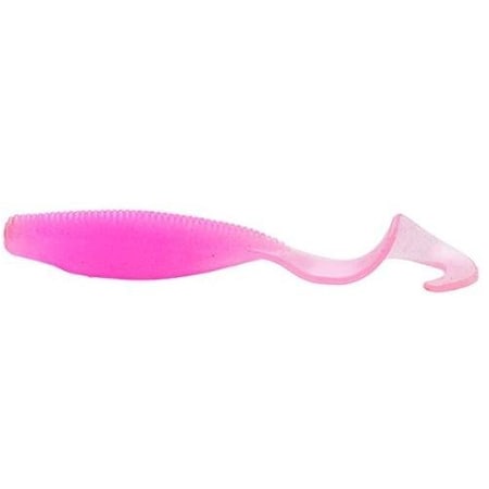 Z-Man Elaztech Curly Tailz Scented Curl Tail Grub, 4 Pink Glow, 5PK ...