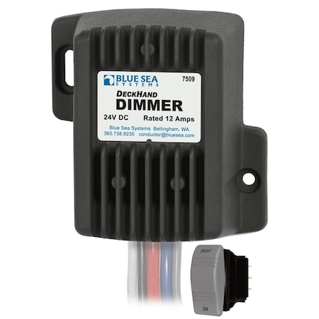 Blue Sea Systems Deckhand Dimmer 12A 24V 7509 | Zoro