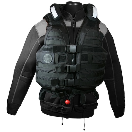 First Watch High Buoyancy Type V Rescue Vest Black MXl HBV-100-BK-M-XL ...