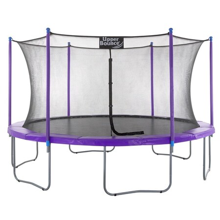 Machrus Machrus Upper Bounce 15 FT Round Trampoline Set with Safety ...