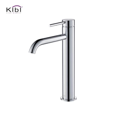 Kibi Circular Single Handle Bathroom Vessel Sink Faucet KBF1009CH | Zoro