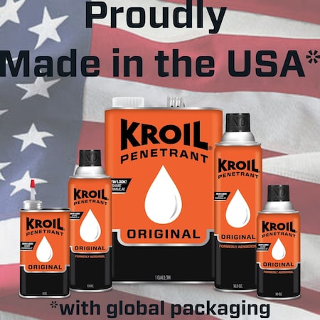 Kroil 8 Oz. Penetrating Oil, Industrial-Grade, Multipurpose, Rust ...