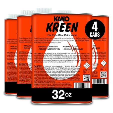 Kroil Kreen 1 quart High-Grade Gas & Oil Treatment, 4PK AZKR161C4 | Zoro