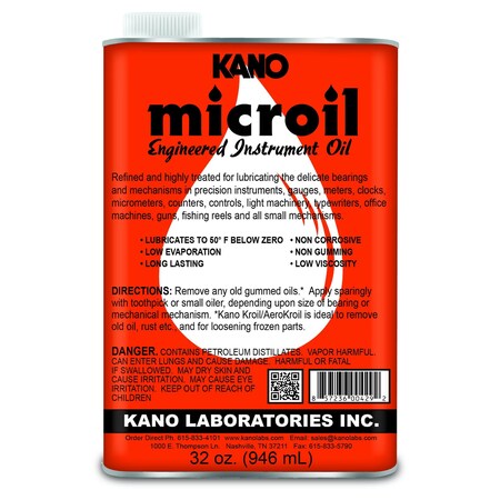 Kroil 1 Quart Microil High-Grade Precision Instrument Lubricant MC161 ...