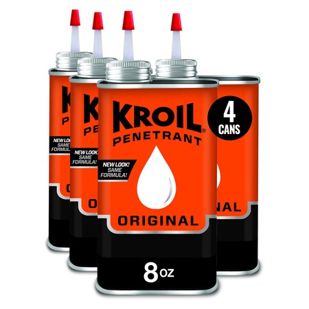 Kroil 8 Oz. Penetrating Oil, Industrial-Grade, Multipurpose, Rust ...
