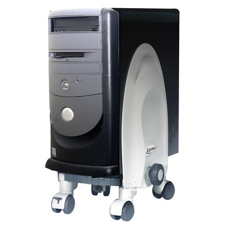 Kantek Kantek Deluxe Adjustable CPU Stand - 18" Height x 12" Width x 12 ...