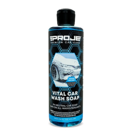 Proje Premium Car Care Vital Car Wash Soap 16oz - PH Neutral 10001 | Zoro