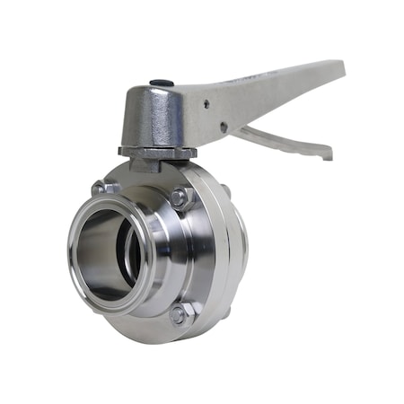 Wayland 2.5in CLAMP BUTTERFLY VALVE SS TRIGGER HANDLE - VITON -304 ...