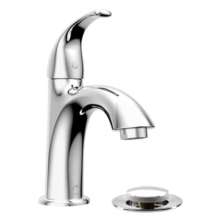 Keeney Mfg Single Handle Bathroom Faucet with Pop-Up Drain, Polished ...