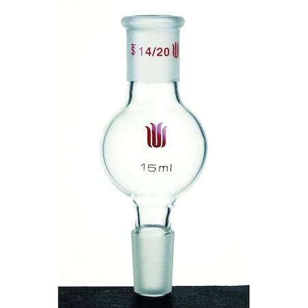 Synthware DISTILLING BULB, KUGELROHR, 14/20, 15mL, 90mm D281015 | Zoro