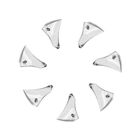 Grid Wheels Fits GD01 Series 22 x 12 Size Rims Chrome Plated Plastic ...