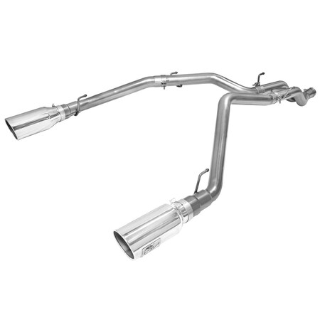 Afe Stainless Steel, Without Muffler, 3 Inch Pipe Diameter, Split Rear ...