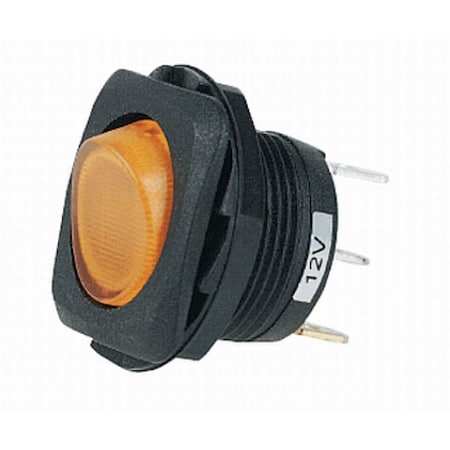 Hella 12 Volt 20 Amp Maximum Rocker Switch With LED Amber Without ...