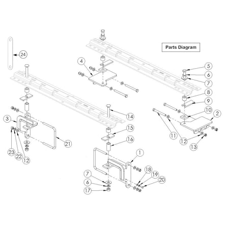 Husky Towing 33073; Bracket; Bolt-On Installation 33073 | Zoro