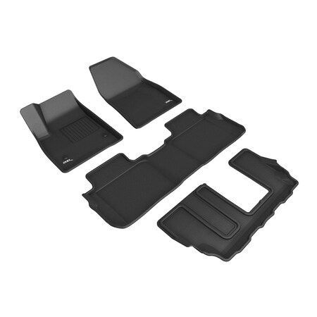 3D Mats Usa Custom Fit, Raised Edge, Black, Thermoplastic Rubber Of ...