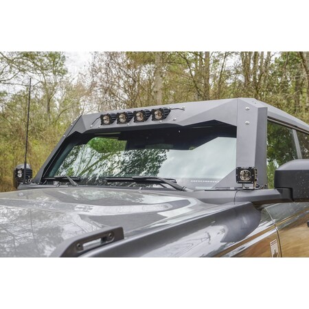 Fab Fours Full Frame Coverage With Roof Visor And Cowl Cover Powder ...