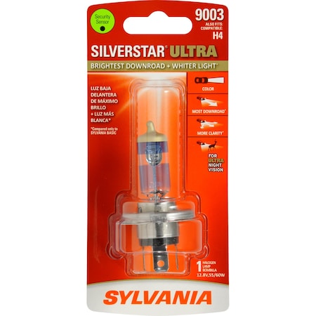 Sylvania BULBS AND FLASHERS 9003 HB2 H4 6055 Watt White Single 9003SU ...
