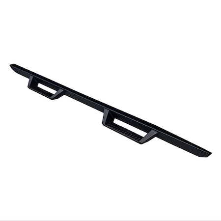 Trailfx DHS004B; Step Nerf Bar; Square Straight; With Drop Down Steps ...