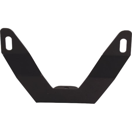 Trailfx 1399125XX3; License Plate Bracket; Black Powder Coated Steel ...