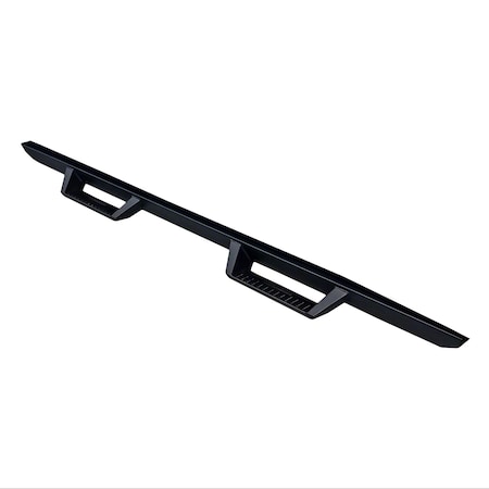Trailfx DHS005B; Step Nerf Bar; Square Straight; With Drop Down Steps ...