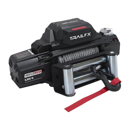 Trailfx WR295B; Winch; 12 Volt Electric; 9500 LB Line Pull Capacity; 94 ...