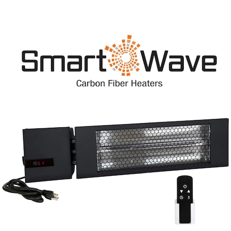 King Electric RK RADIANT HEATER 24" BLACK, CARBON LAMP 120V 1500W W ...