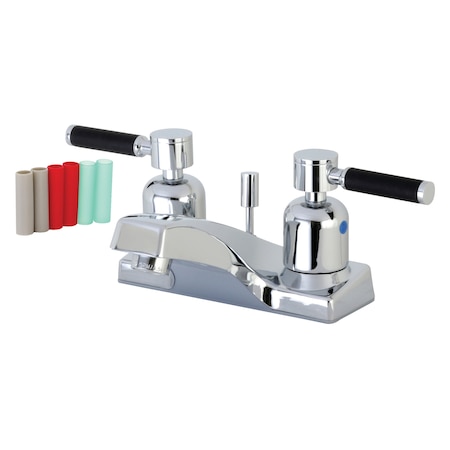 Kaiser FB201DKL 4-Inch Centerset Bathroom Faucet with Plastic Pop-Up ...