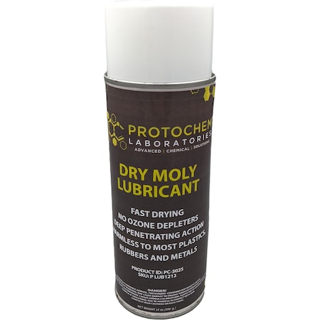Protochem Laboratories Industrial-Grade Dry Moly Lubricant, 14 oz., EA1 ...