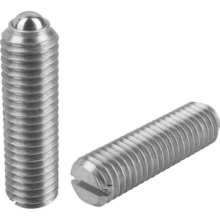 Kipp Spring Plunger Spring Force, Long Vers D=M05 L=20, Stainless Steel ...