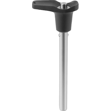Kipp Ball Lock Pin W Head-End Lock W L-Grip, D1=5, L5=100, Stainless ...