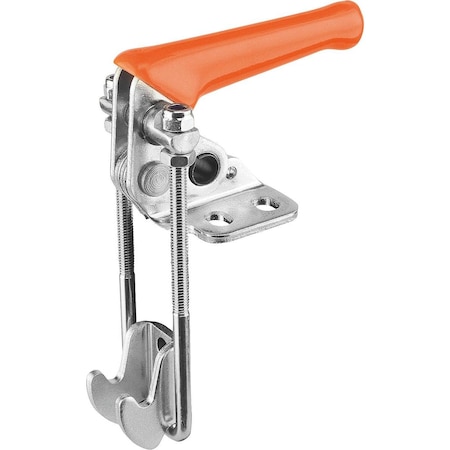 Kipp Latch-Action Clamp Vertical With Fixed Jaw, A=35, L2=34, Steel ...