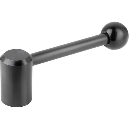 Kipp Tension Lever Size:1, 10H7, A=88, 1, Form:0 Degree Steel, Comp ...