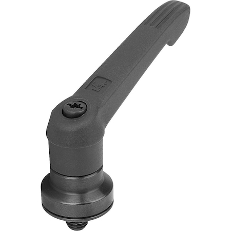 Kipp Adjustable Handle W Clamp Force Intensif Size:5 M12X40, Plastic ...
