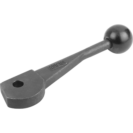 Kipp Cam Lever Single Carbon Steel, D=10 K0008.10 | Zoro