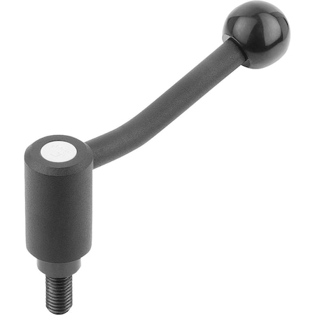 Kipp Tension Lever W.Safety Function Size, 2 M12X20, A=106, Form, 20 ...