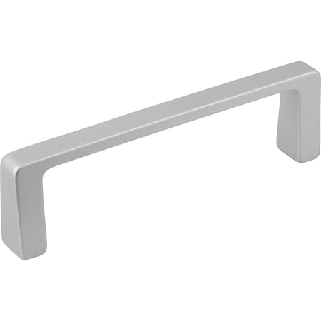 Kipp Pull Handle A=90, L=98, H=28, Form:B, Aluminum Natural Matt And ...