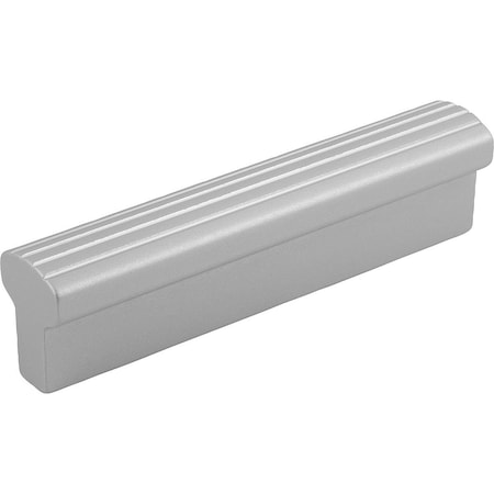 Kipp Ledge Handle L=135, Form:A Aluminum, Natural Anodized, A=120 K0232 ...