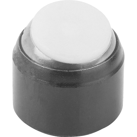 Kipp Self-Aligning Pads M04 D1=18, Form:H Carbon Steel, Comp:Ball ...