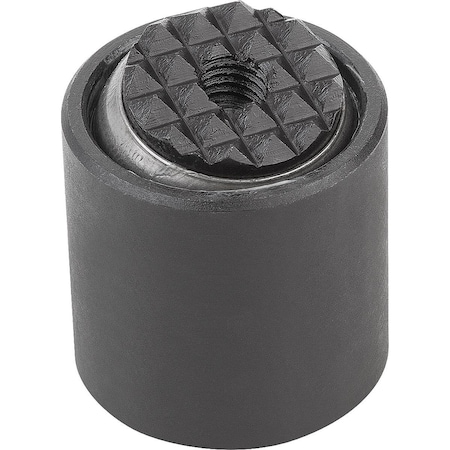 Kipp Self-Aligning Pads With O-Ring D1=19, Form:F Carbon Steel ...