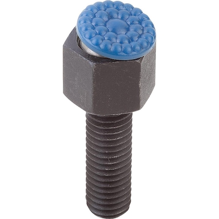 Kipp Self-Aligning Pads With O-Ring, Form:P Carbon Steel, Adjustable ...