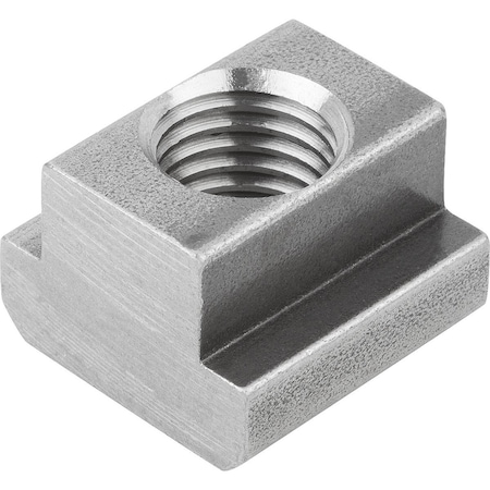 Kipp Nut DIN508, D=M08, Nb=10, Stainless Steel Silver K0377.808 | Zoro