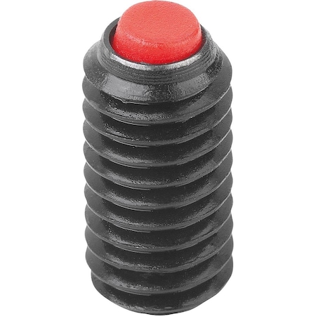 Kipp Ball-End Thrust Screw Without Head, Form:C Ball Plastic, M06, L=25 ...