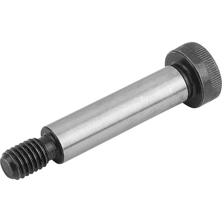 Kipp Shoulder Screw, M10 Thr Sz, 16 mm Thr Lg, 50 mm Shoulder Lg, Steel ...