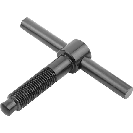 Kipp T-Thrust Screw Fixed T-Bar D1=M06 Steel K0756.106X50 | Zoro