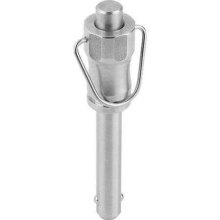 Kipp Ball lock pins stainless steel self-locking, style B K0790 ...