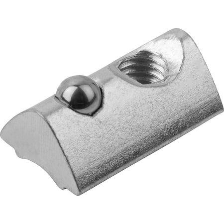Kipp Slot Key Twist-In D=M05 B=10, 5, Form:A Steel, Finned K1024.0605 ...